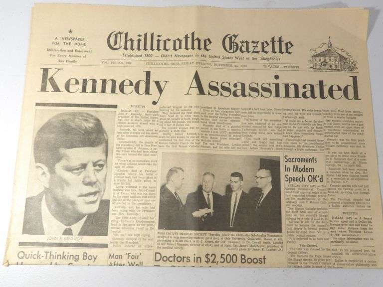 JFK Assassination Papers And Magazines - Auction Ohio