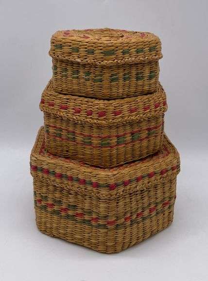 Decorative Nesting Baskets - Auction Ohio