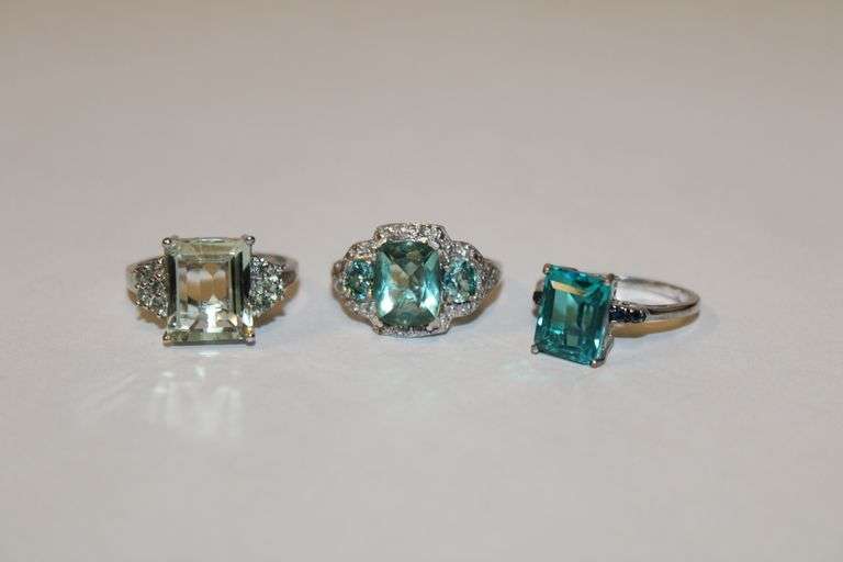 Sterling Silver & Gemstone Rings - Auction Ohio