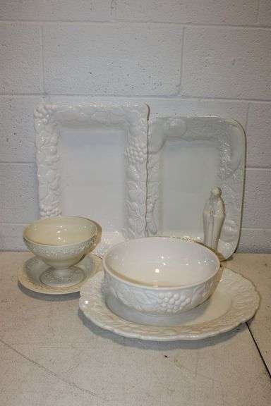 White & Cream China Serveware - Auction Ohio