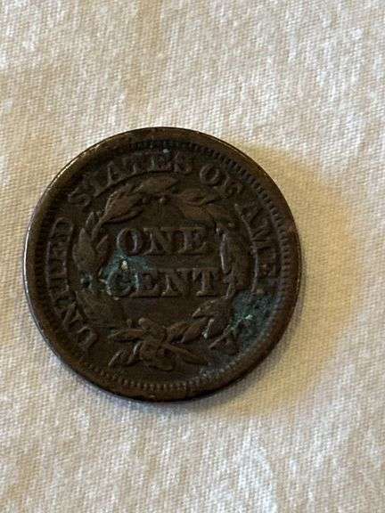 1847 One cent coin - Auction Ohio