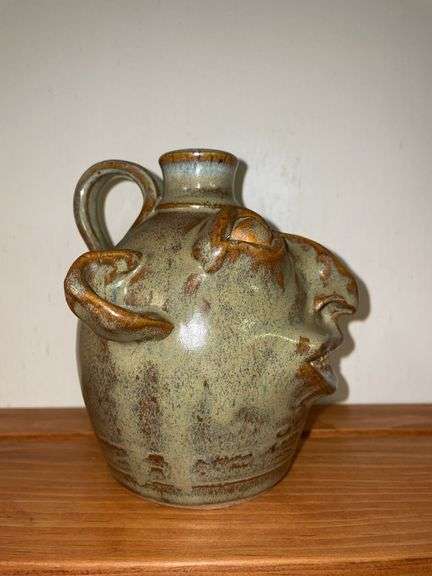 Ugly face jug - Brim Pottery - Auction Ohio