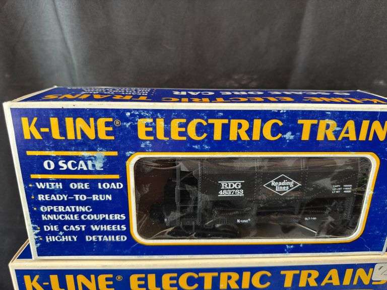 K-Line Reading RR Train Cars - Auction Ohio