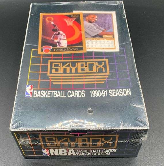 1990-91 NBA Skybox Basketball Wax Box Factory Sealed - Auction Ohio