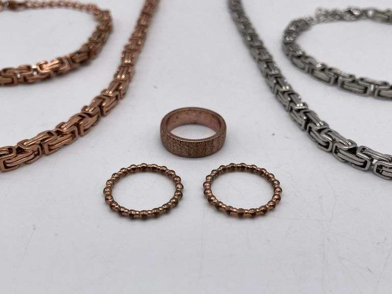 Byzantine Box Chains - Stainless - Auction Ohio