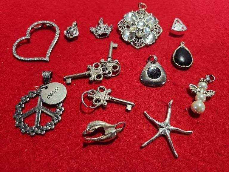 13 Assorted Necklace Pendants - Auction Ohio