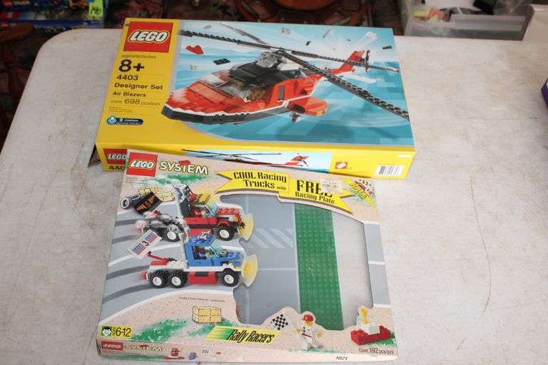 LEGO 4403 Helicopter & LEGO System Bally Racers Builder Sets - Auction Ohio