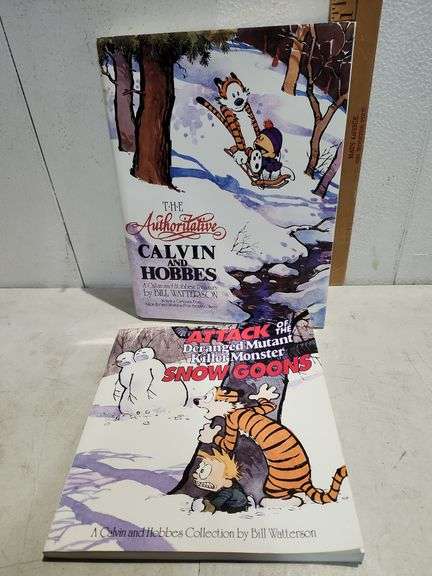 2 Calvin & Hobbes Collection By Bill Watterson Comic Story Books ...