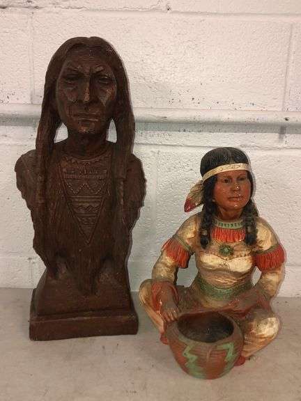 Native American Statues - Auction Ohio