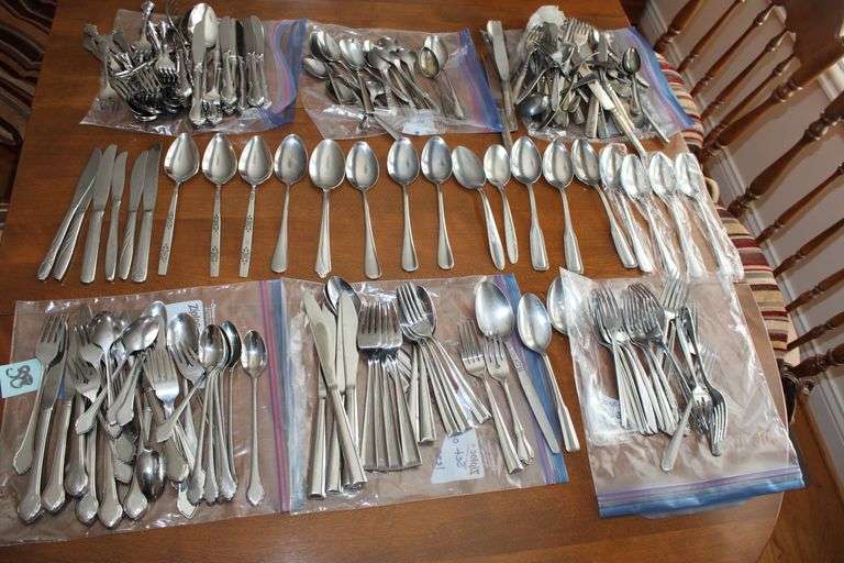Stainless Steel & Silver Plate Flatware - Auction Ohio