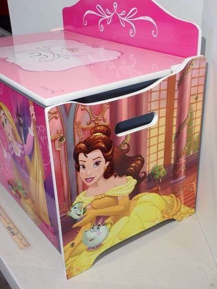 JUST ADDED - Toy Box Disney Princess Deluxe Pink Girls Storage Chest ...