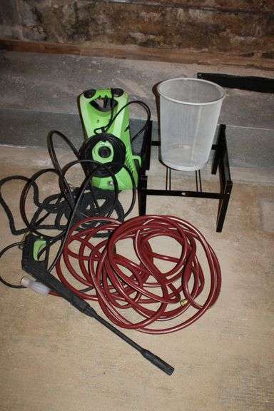 Pressure Washer, Trash Can & Stand - Auction Ohio
