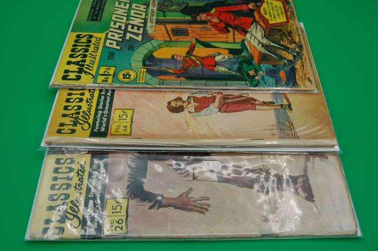 (3) 15¢ Classics Illustrated Comics - Auction Ohio