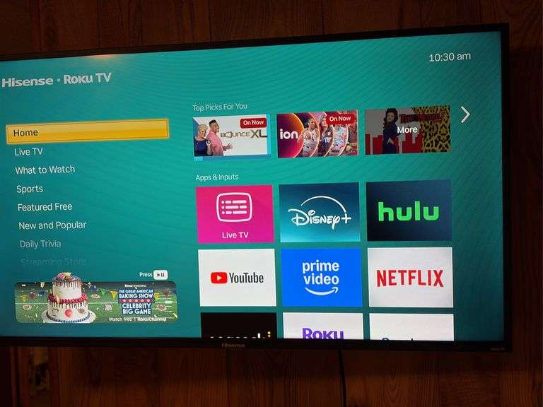 Hisense Roku Flat Screen TV - Auction Ohio