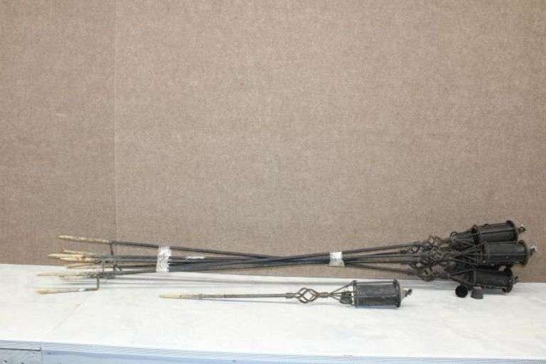 Metal Tiki Torches - Auction Ohio