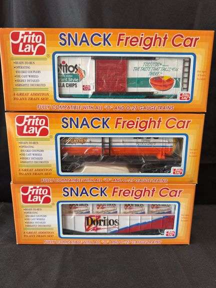 Frito Lay Snack Freight Cars - Auction Ohio