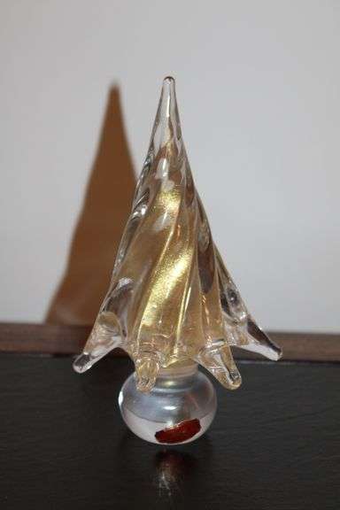 Murano Art Glass Tree - Auction Ohio