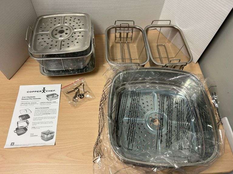 Copper Chef Steamer Pans - Auction Ohio