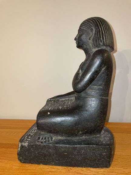 Seated Scribe figurine - Auction Ohio