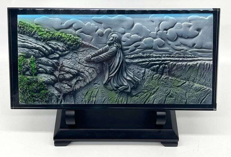 Jesus Mud Carving - Auction Ohio