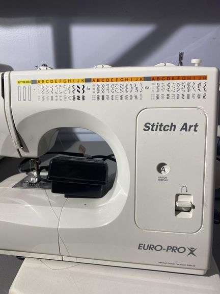 Euro - Pro Stitch Art sewing machine Model 7545 - Auction Ohio
