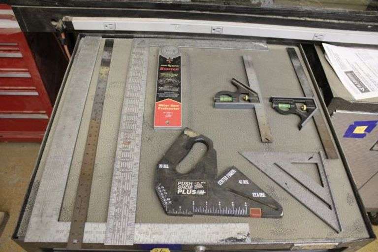 Combination Squares/Squares/Miter Saw Protactor - Auction Ohio