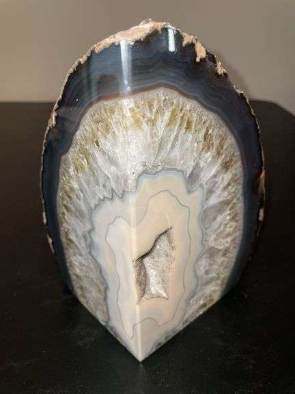 Geode bookend - Auction Ohio