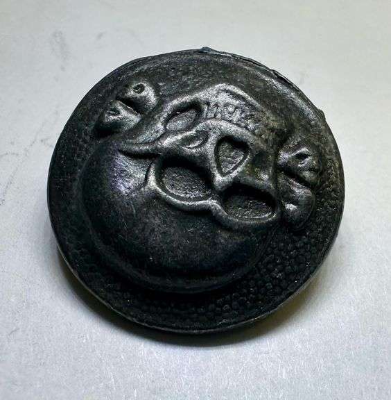 German "Death's Head" Button - Auction Ohio