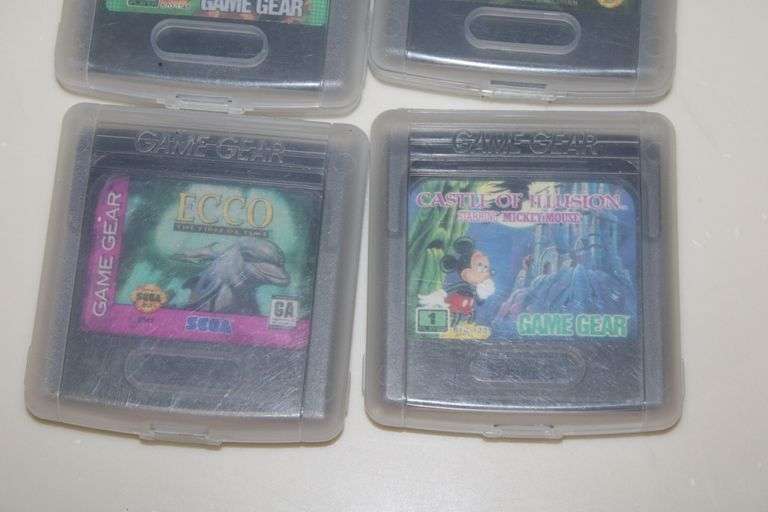 Sega Game Gear Games - Auction Ohio