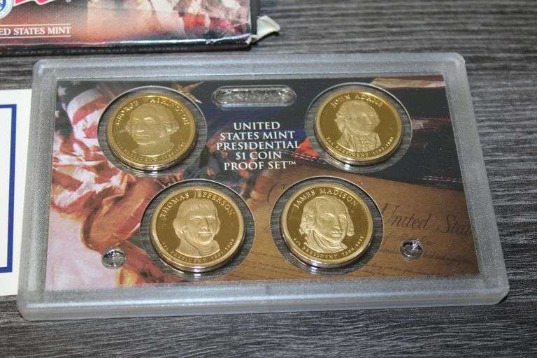 Presidential Dollar Proof Set - Auction Ohio