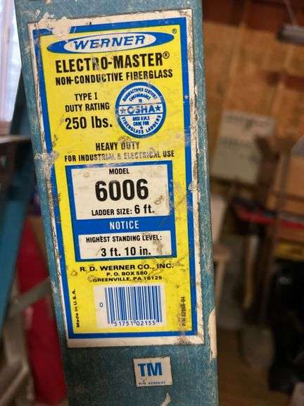 Werner Ladder - Auction Ohio