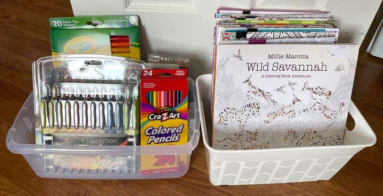Coloring Pencils/Markers & Coloring Books - Auction Ohio