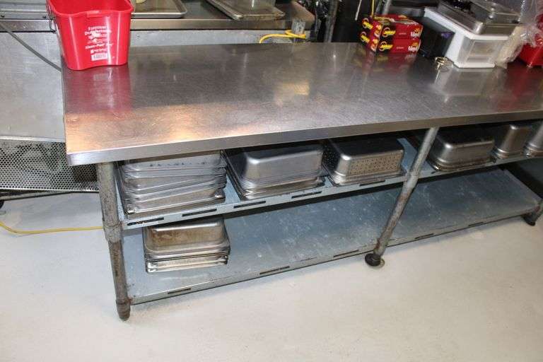 Commercial Kitchen Prep Table - Auction Ohio