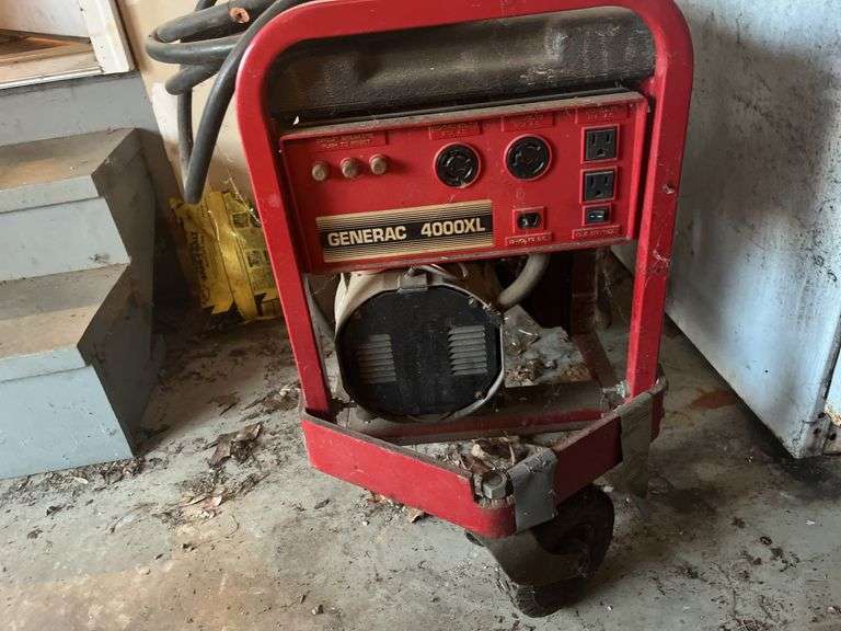 Generac 4000XL Portable Generator - Auction Ohio