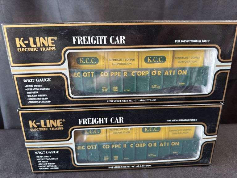 K-Line Kennecott Copper Cars - Auction Ohio