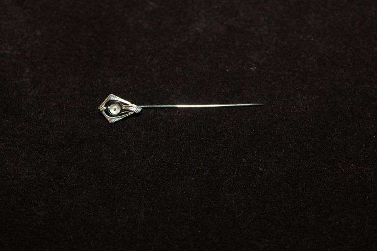 18K Gold Stick Pin - Auction Ohio