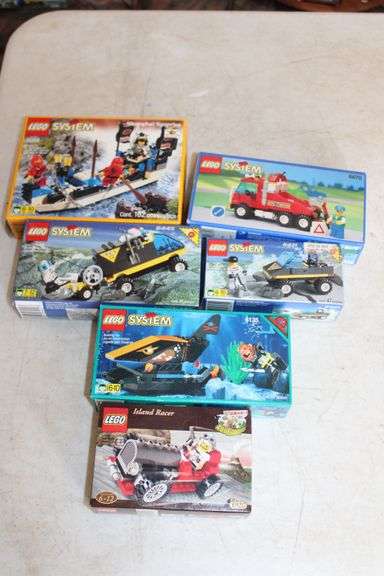 Six LEGO System Vehicle Builder Sets - Auction Ohio