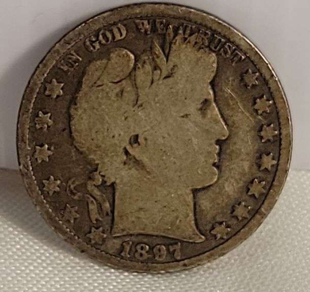 1897 Barber Half Dollar - G - Auction Ohio