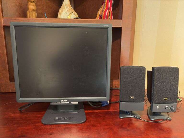Acer Monitor Screen and Speakers - Auction Ohio