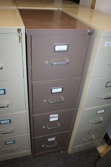Taupe File Cabinet - Auction Ohio