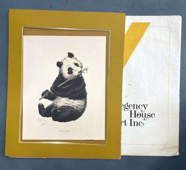 Signed - The Giant Panda Print - Auction Ohio