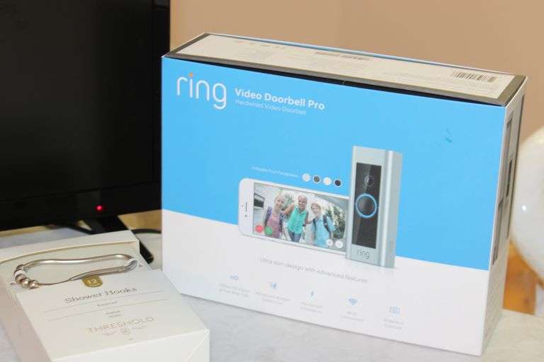 Insignia TV, Ring Camera & Shower Curtain Rings - Auction Ohio