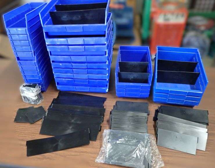 COLLECTION OF BLUE WAREHOUSE BINS - Auction Ohio
