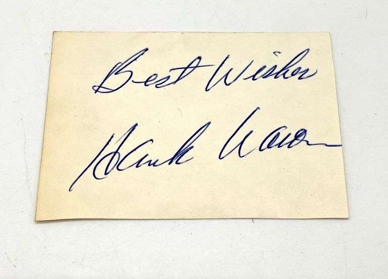 Hank Aaron Signature - Auction Ohio