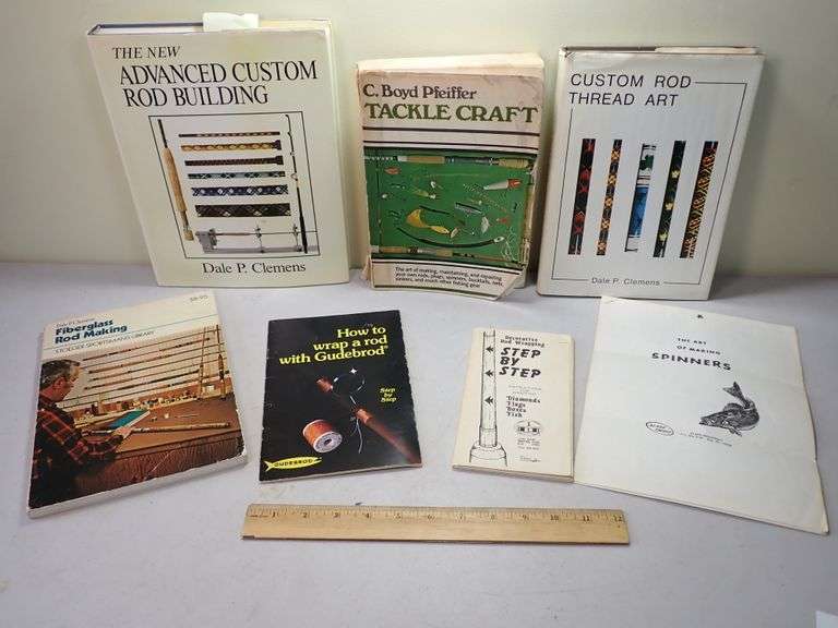 7 books on Fishing Rod Building, Tackle Craft, Rod Thread Art, Rod ...
