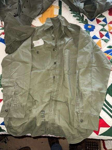 USN Olive Utility Shirt - Auction Ohio
