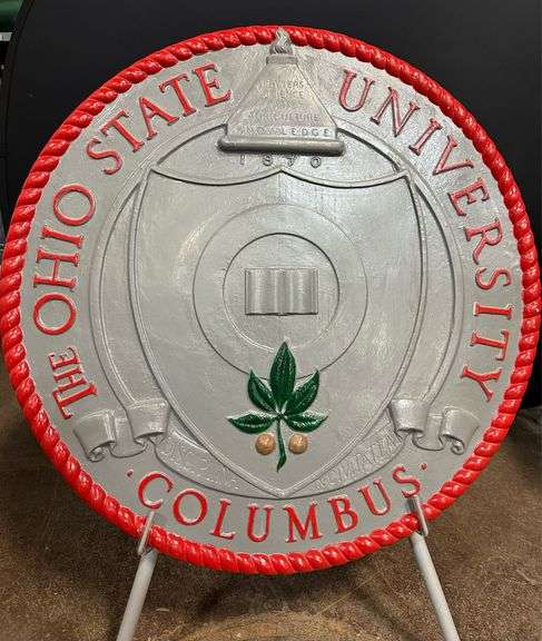 Concrete Replica of Ohio State University Seal - Auction Ohio