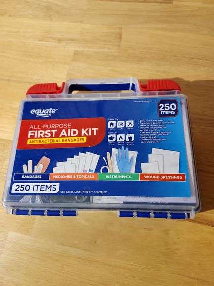 Equate All Purpose First Aid Kit Unopened - Auction Ohio