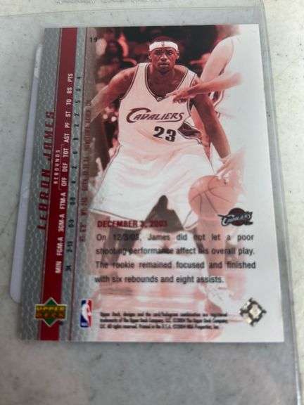 2004 LeBron James Rookie Card - Auction Ohio
