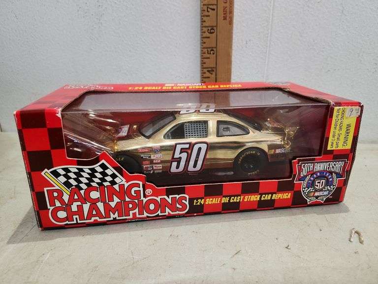 Nascar Racing Champions 1:24 Scale Die Cast Stock Car Replica 50Th ...